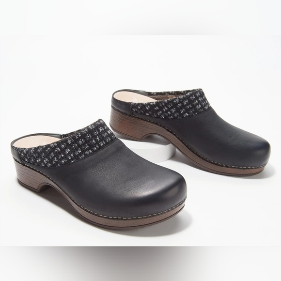 Dansko | Shoes | Dansko Black Talulah Slipon Clogs Size 4 | Poshmark
